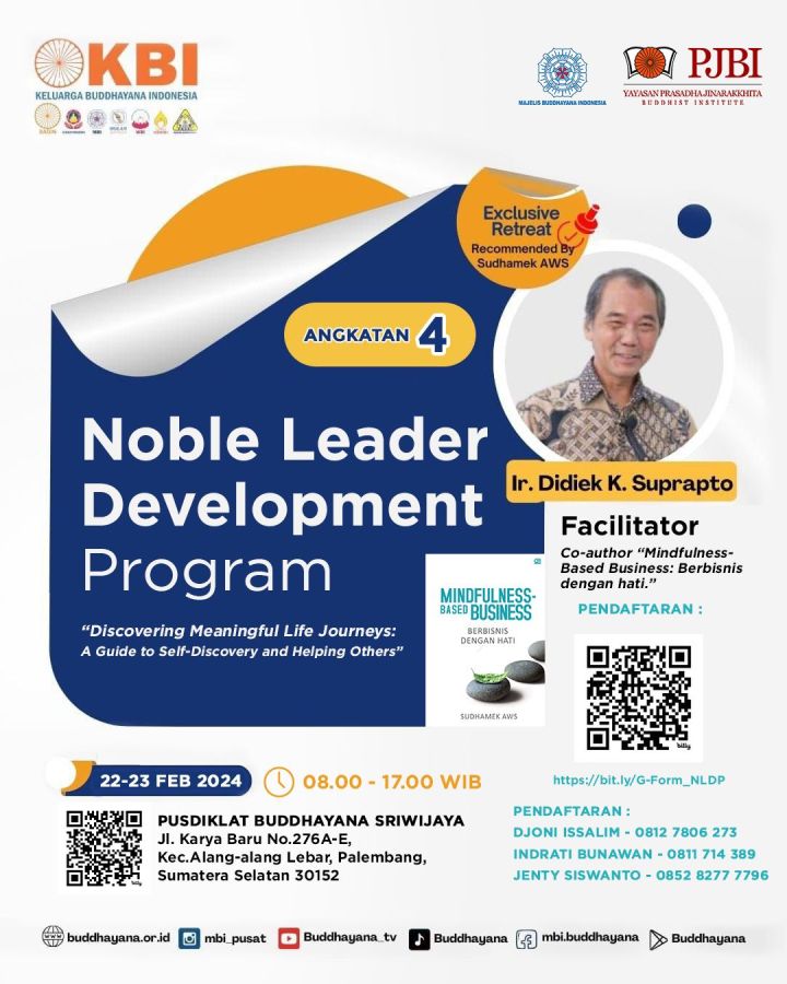 Noble Leader Development Program Batch 4 | KBI - Keluarga Buddhayana ...