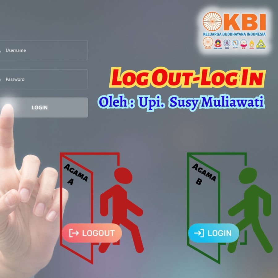 LOG OUT vs LOG IN | KBI - Keluarga Buddhayana Indonesia